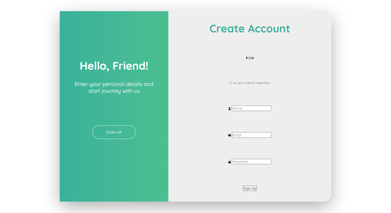 How To Make Signup Form In Html Css And Javascript Rocoderes