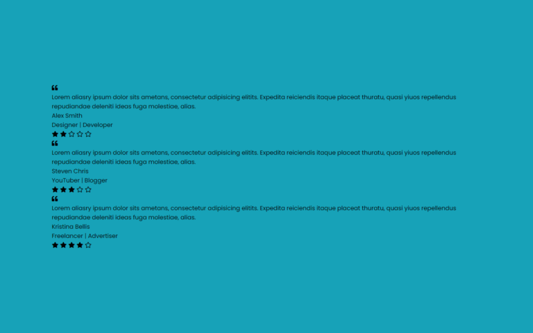 How To Make Responsive Testimonials Section Using Only Html And Css Rocoderes