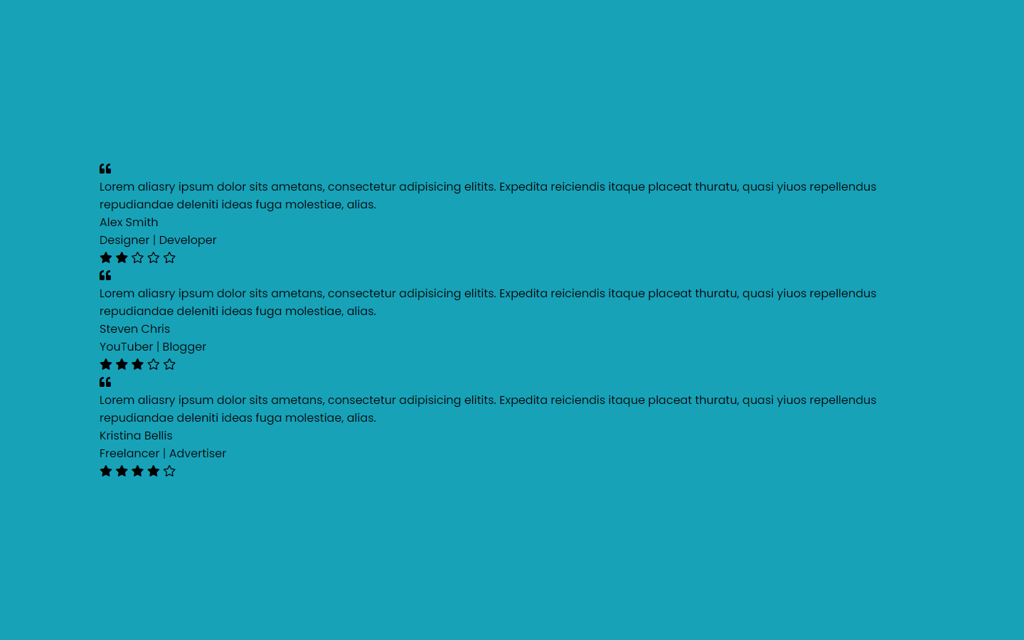 How To Make Responsive Testimonials Section Using Only Html And Css Rocoderes