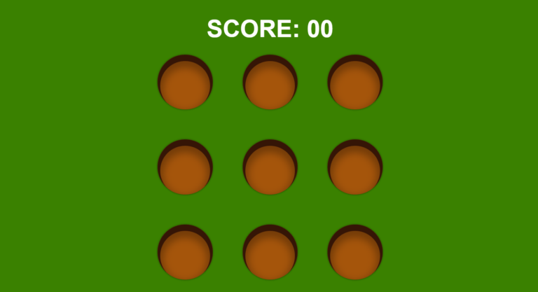 How To Make Whack A Mole Game Using Html Css And Javascript Rocoderes
